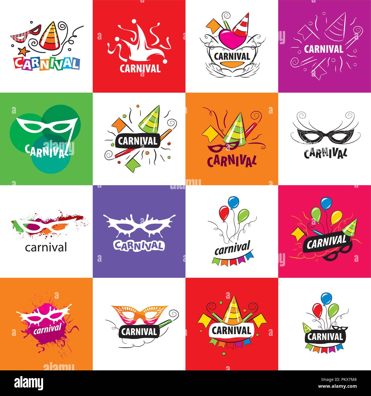 Carnival vector logo Stock Vector Image & Art - Alamy