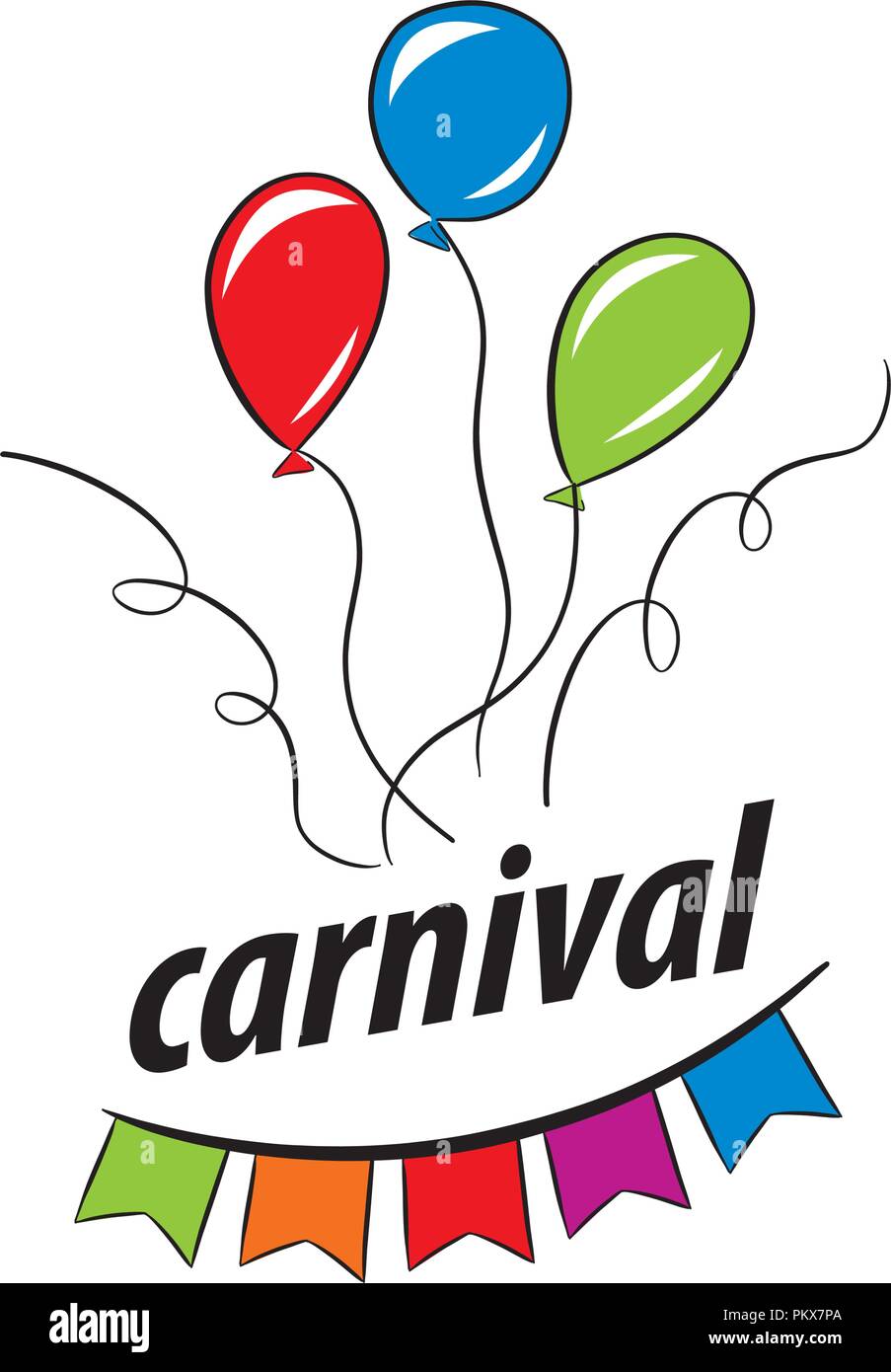 Carnival vector logo Stock Vector Image & Art - Alamy