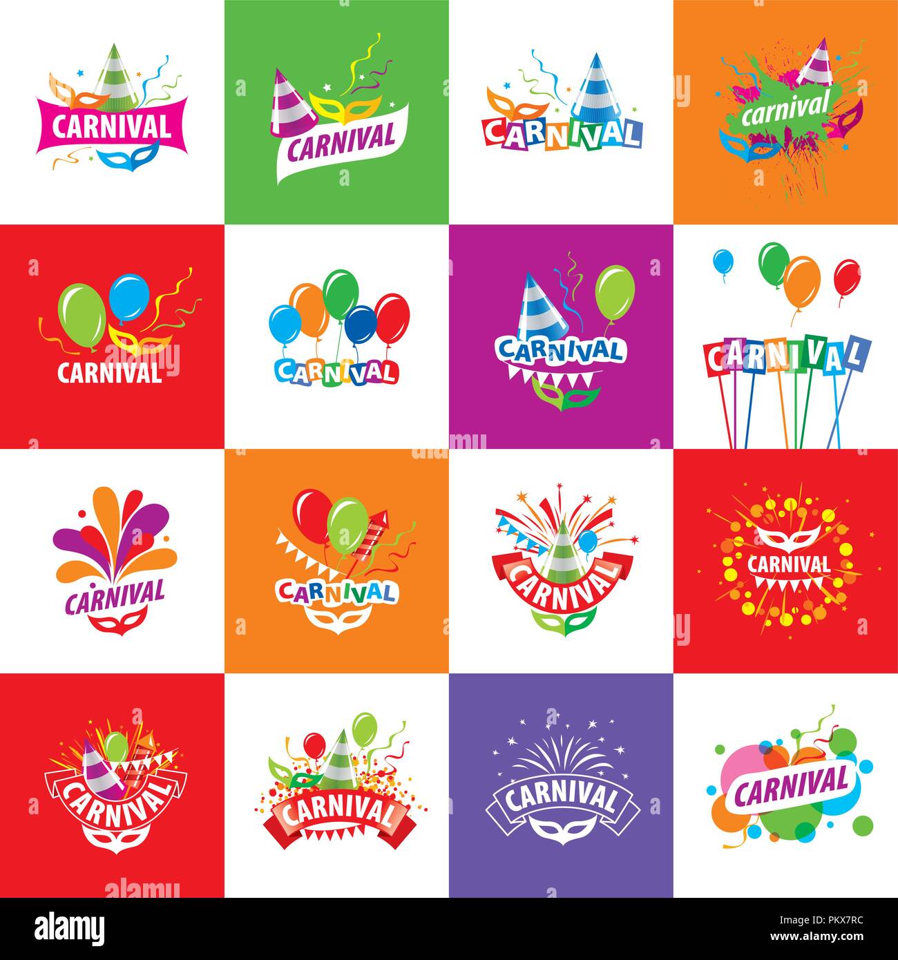 Carnival vector logo Stock Vector Image & Art - Alamy