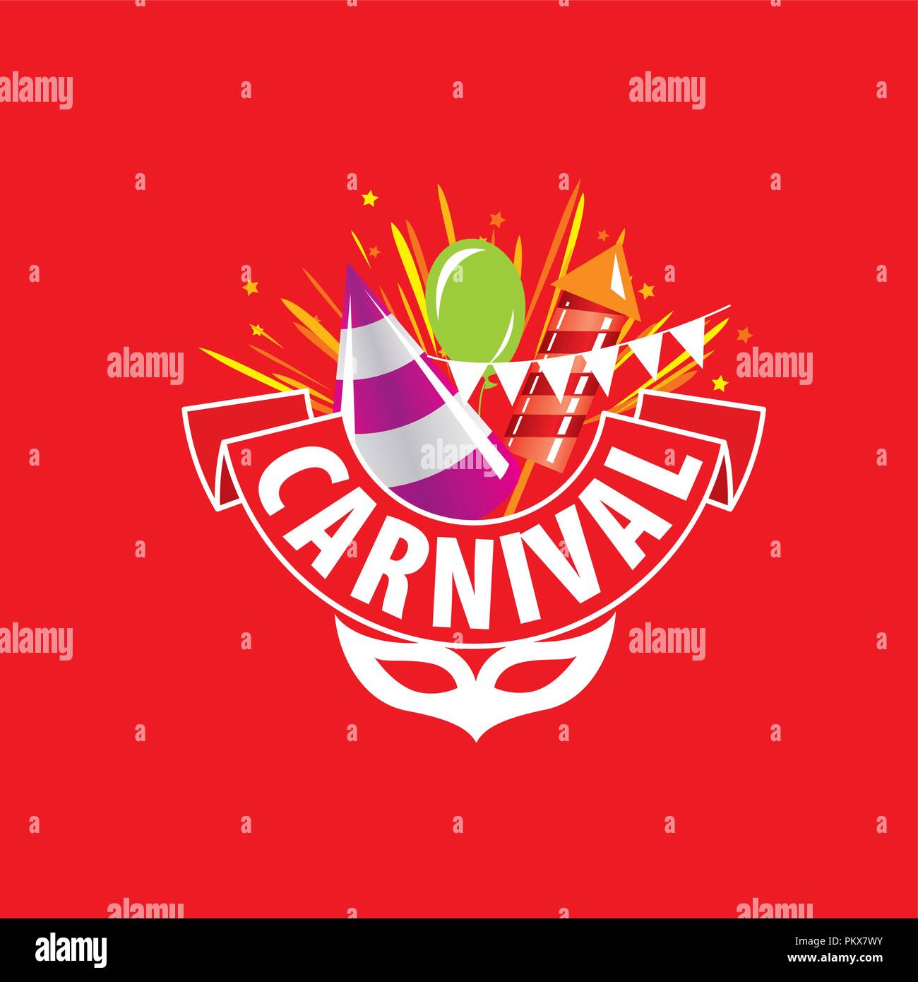 Carnival vector logo Stock Vector Image & Art - Alamy
