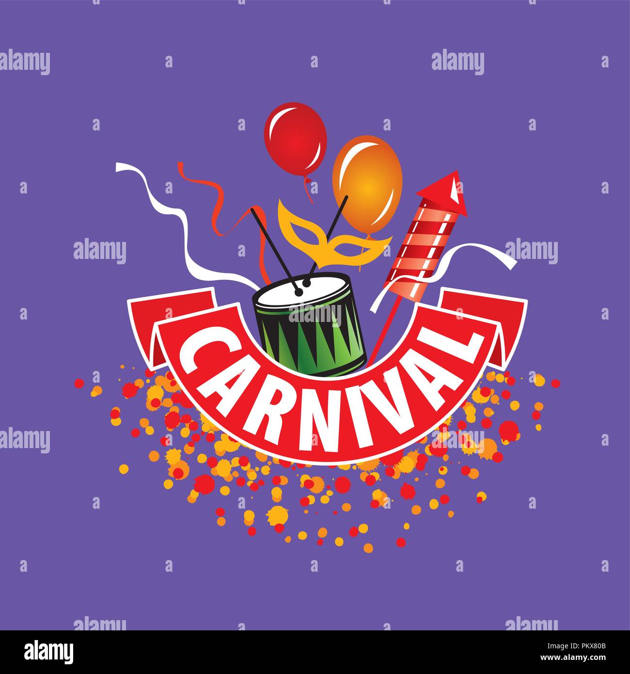 Carnival vector logo Stock Vector Image & Art - Alamy