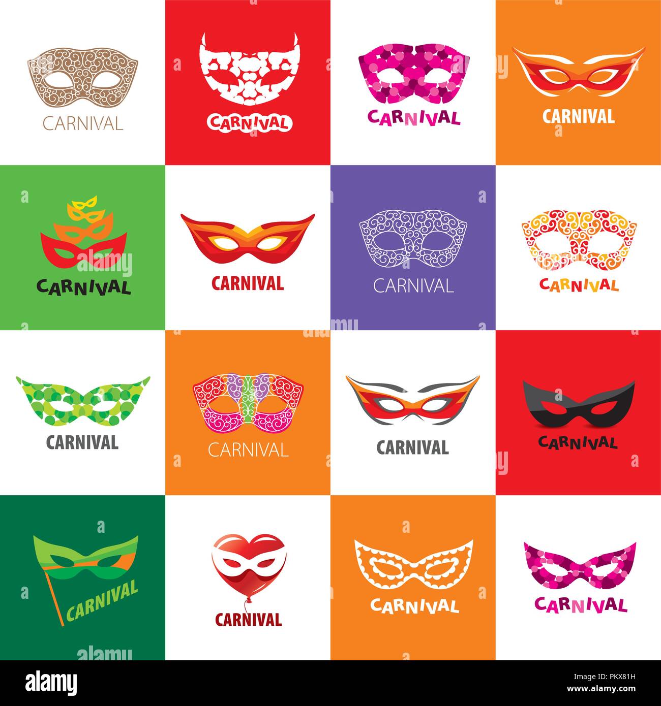 Carnival vector logo Stock Vector Image & Art - Alamy