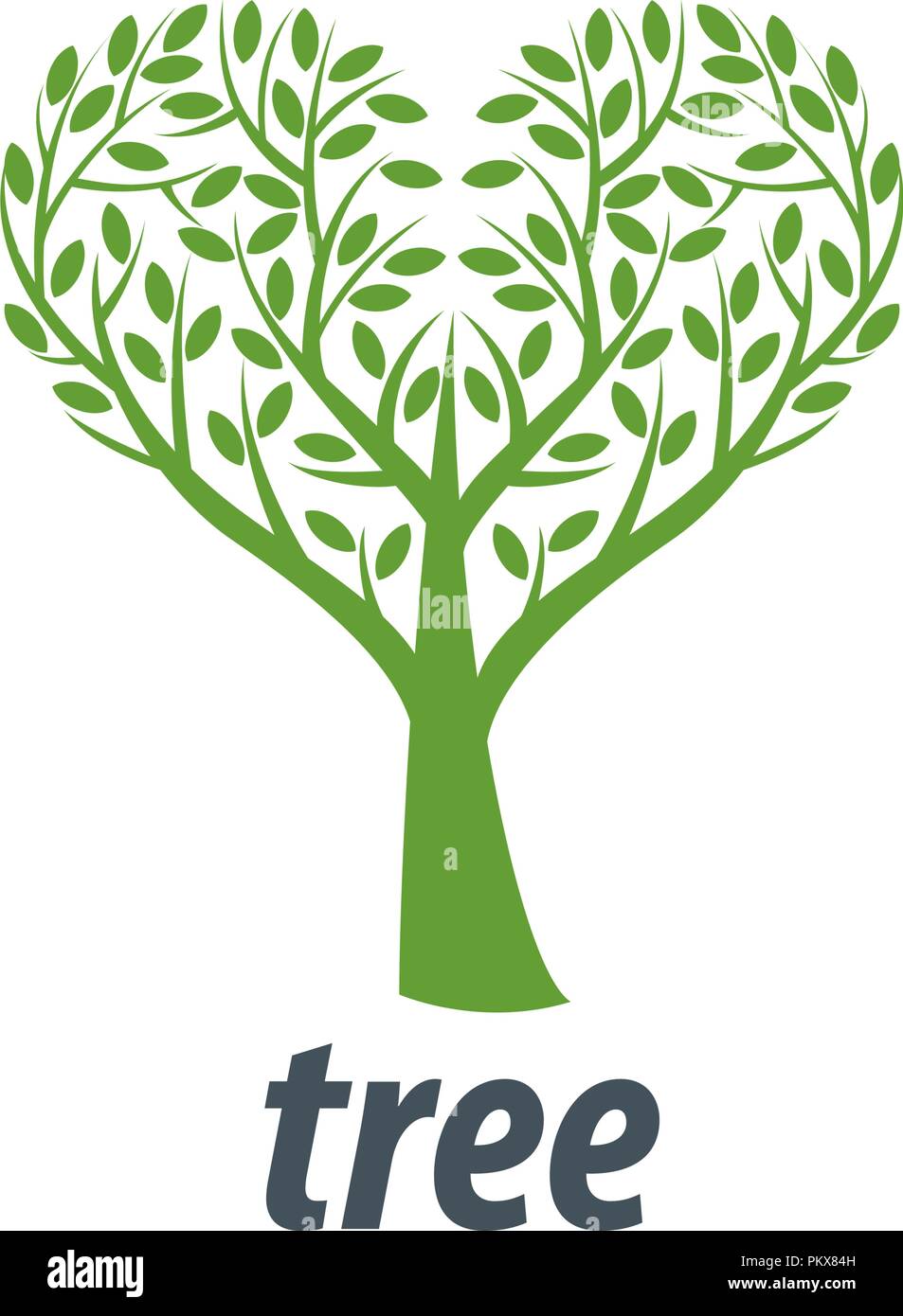 vector logo tree Stock Vector Image & Art - Alamy