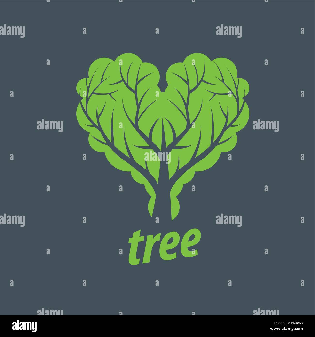 vector logo tree Stock Vector Image & Art - Alamy