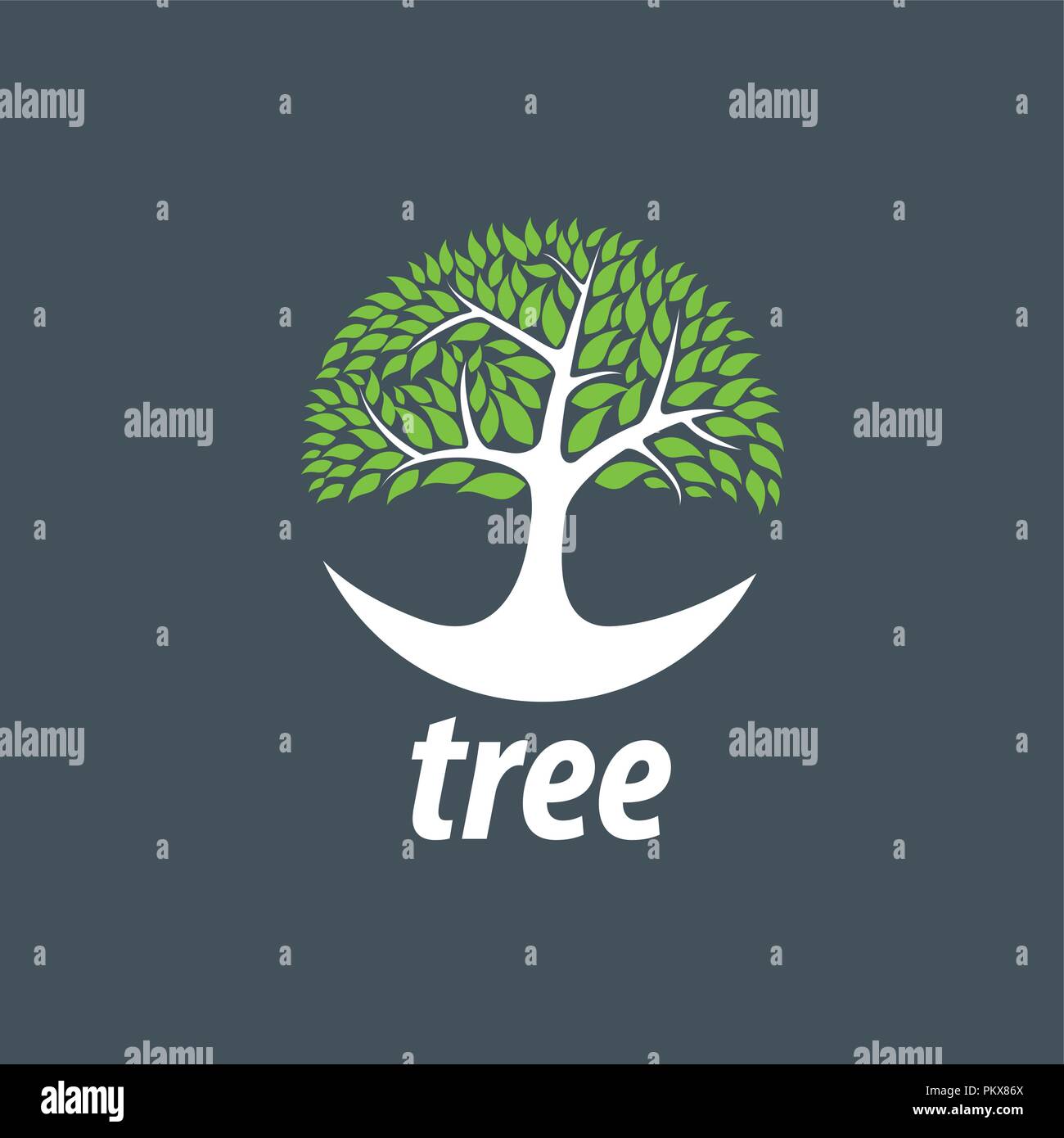 vector logo tree Stock Vector Image & Art - Alamy