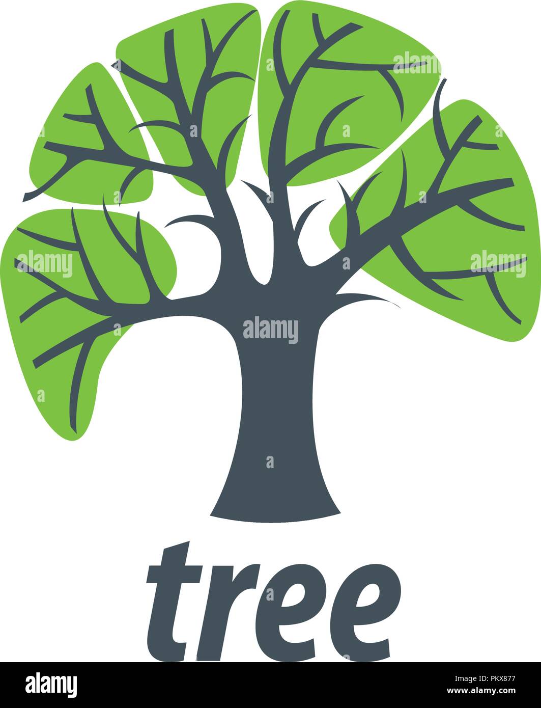 vector logo tree Stock Vector Image & Art - Alamy