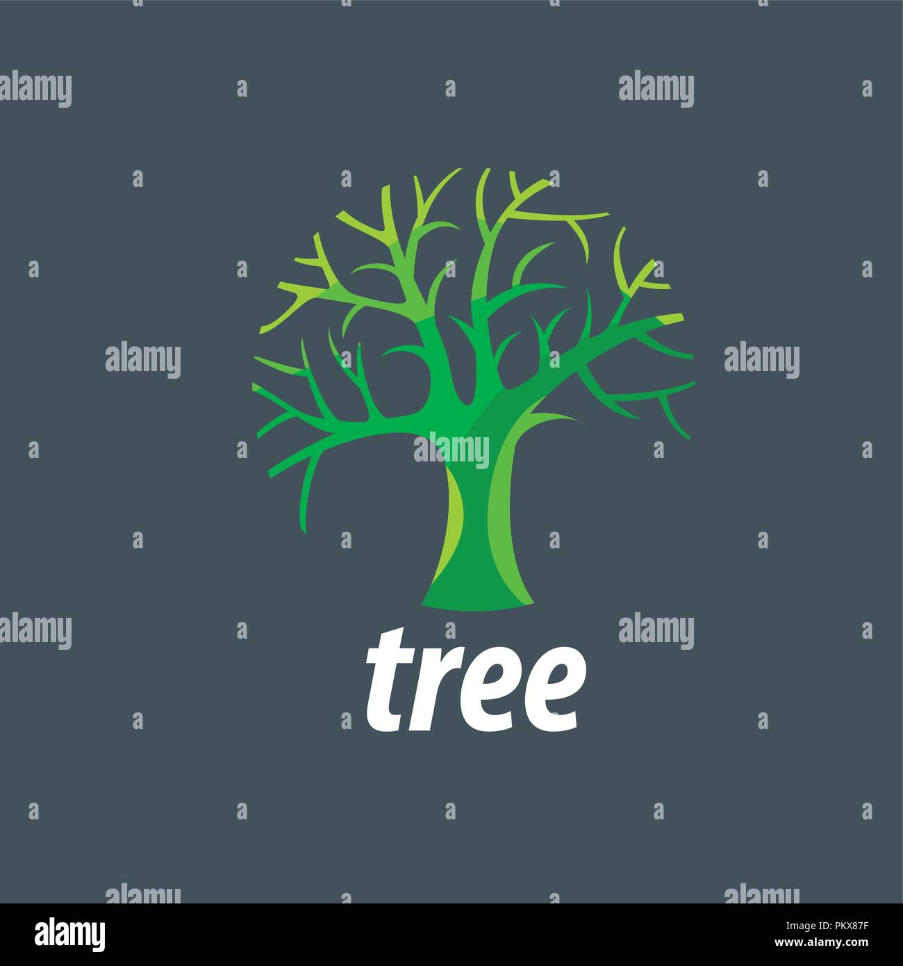 vector logo tree Stock Vector Image & Art - Alamy