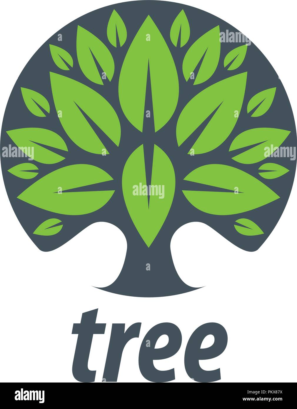 vector logo tree Stock Vector Image & Art - Alamy