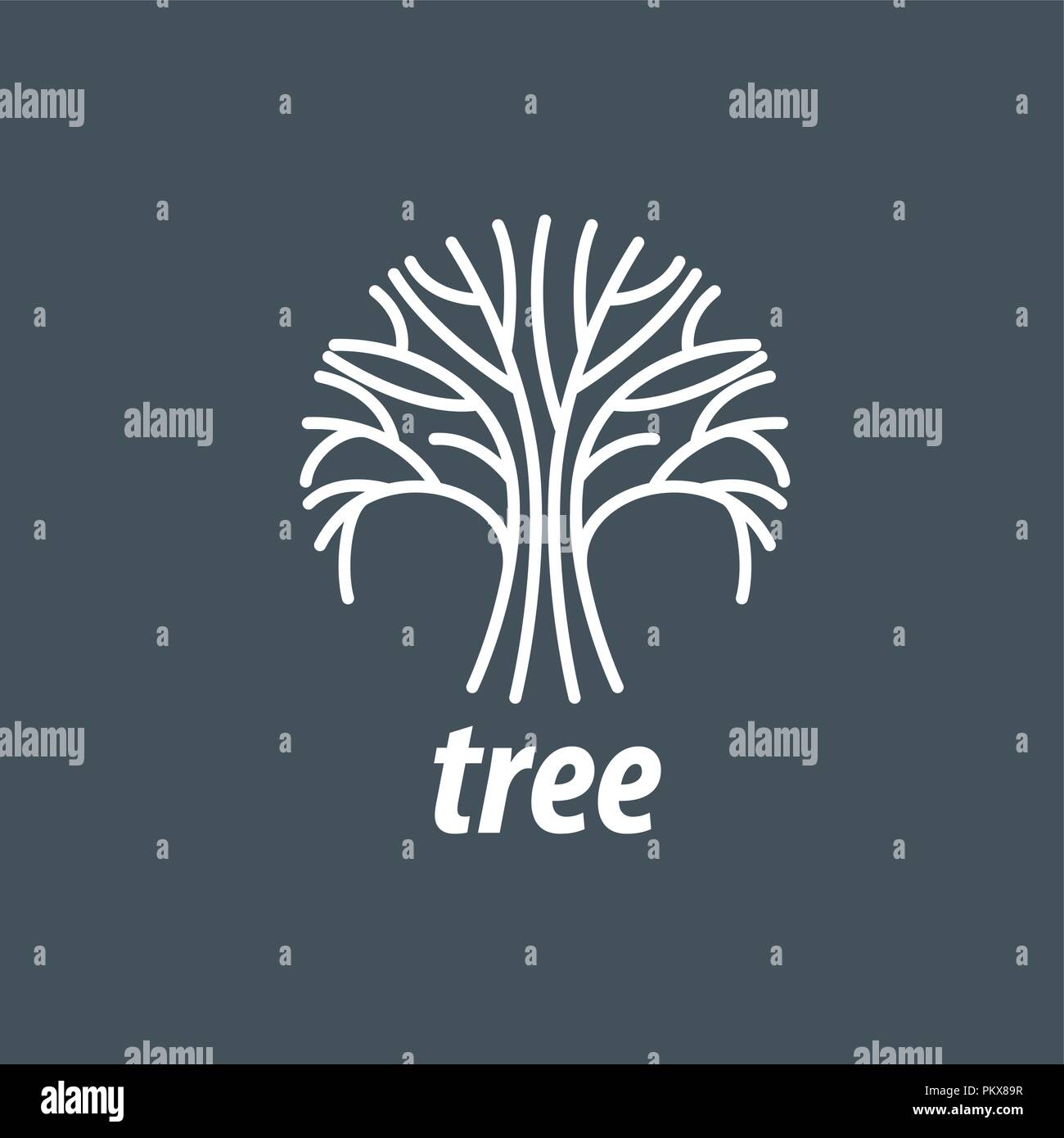 Vector Logo Tree Stock Vector Image And Art Alamy