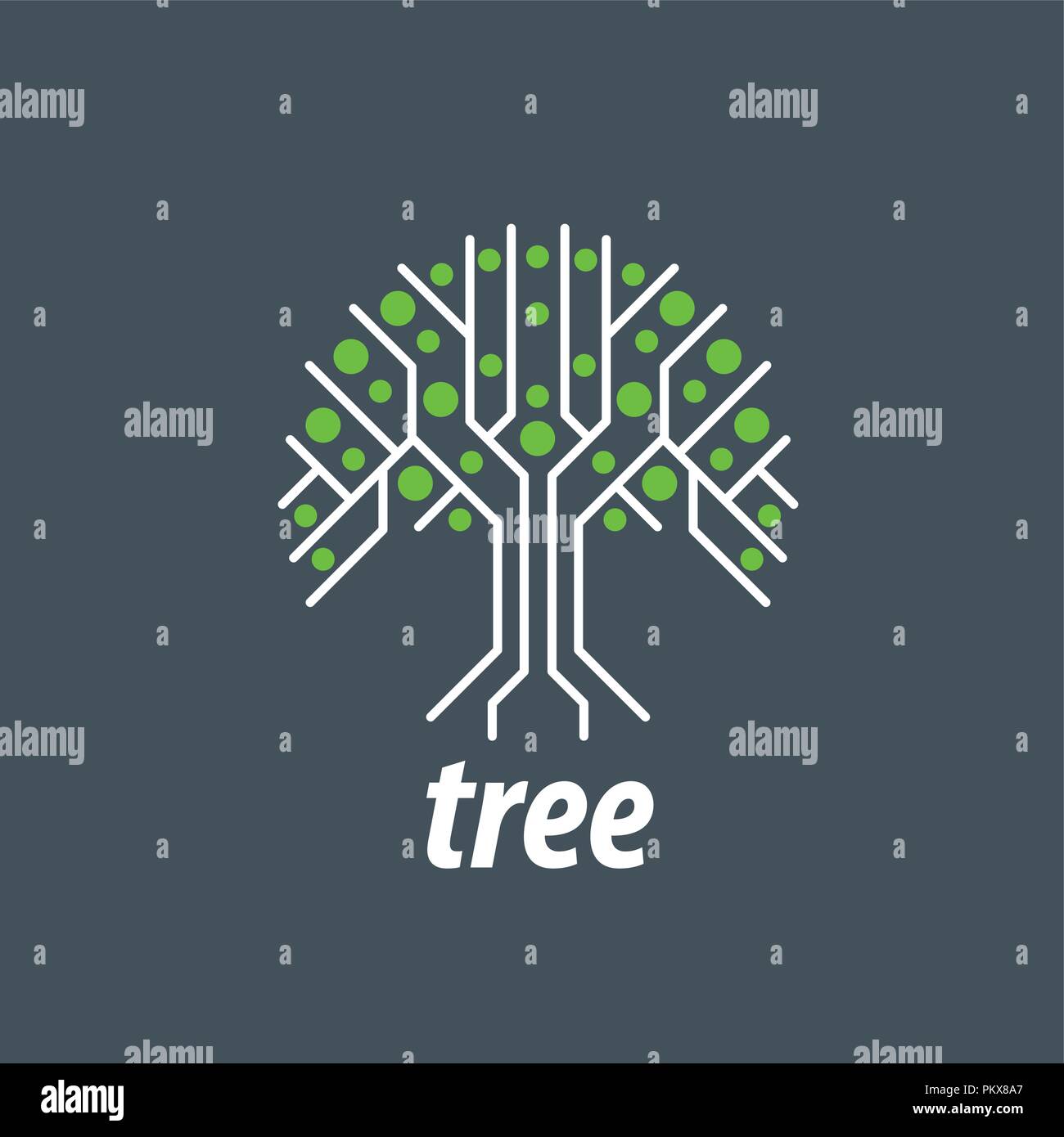vector logo tree Stock Vector Image & Art - Alamy