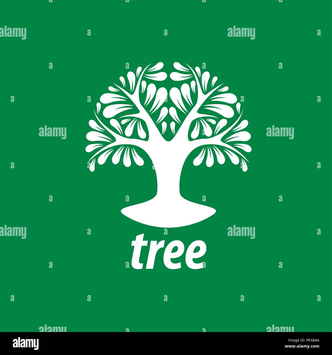 vector logo tree Stock Vector Image & Art - Alamy