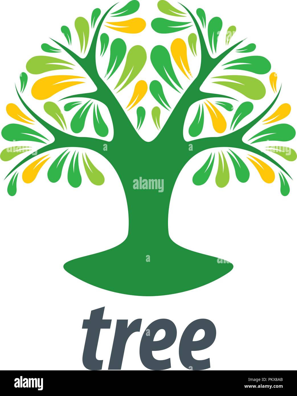 vector logo tree Stock Vector Image & Art - Alamy