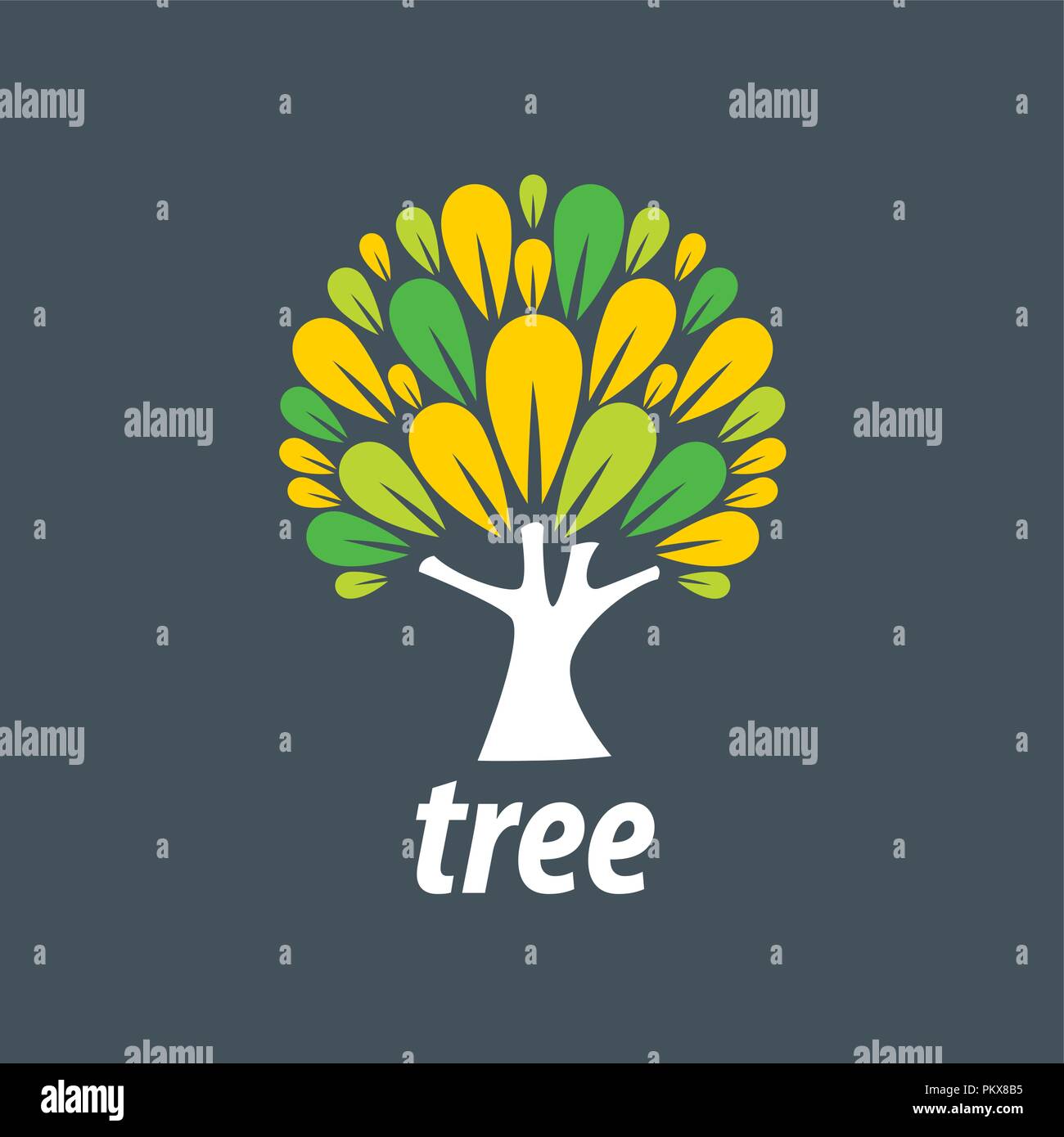 vector logo tree Stock Vector Image & Art - Alamy