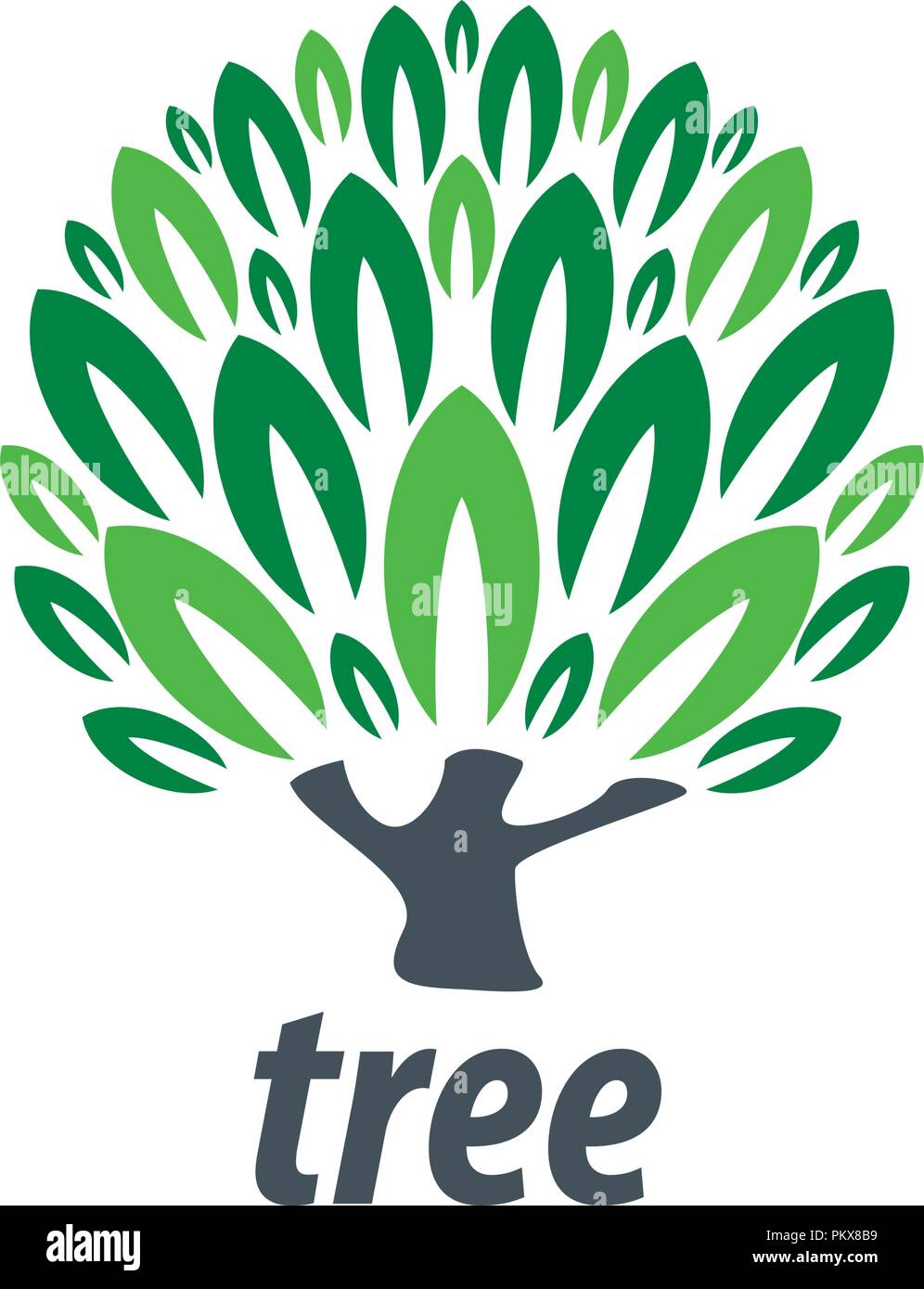vector logo tree Stock Vector Image & Art - Alamy