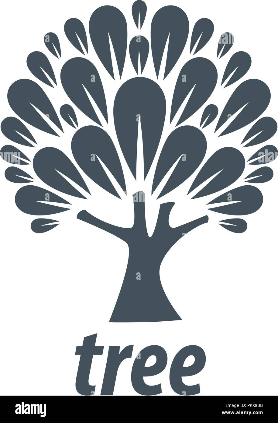vector logo tree Stock Vector Image & Art - Alamy