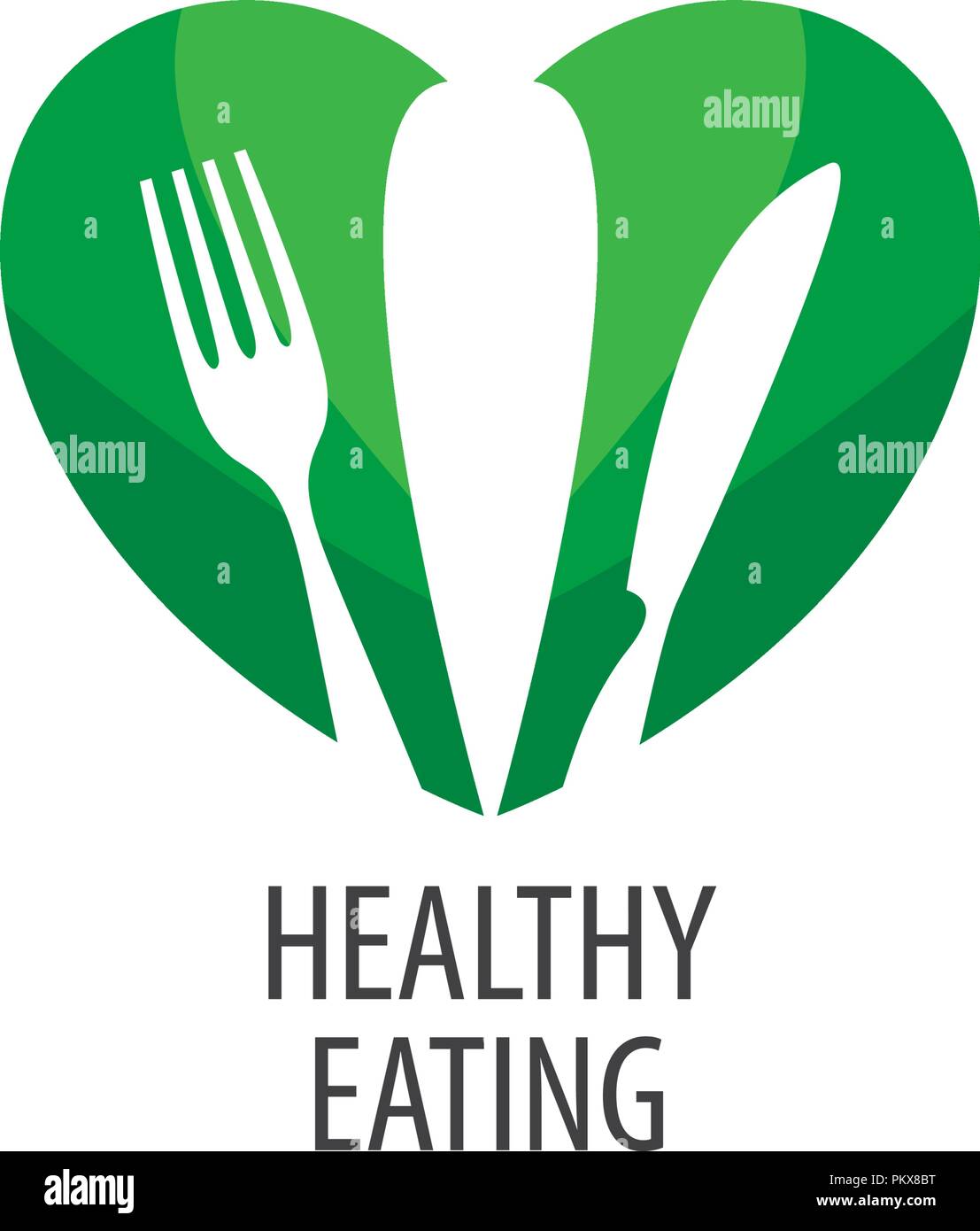vector logo healthy eating Stock Vector Image & Art - Alamy