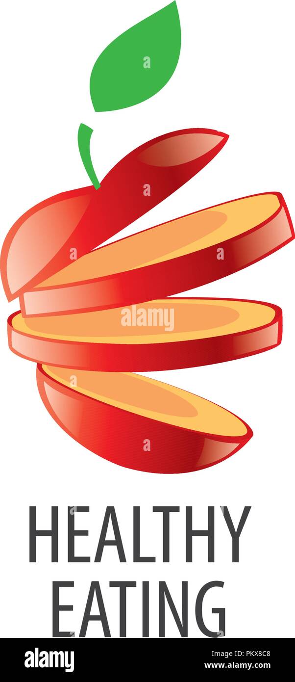 vector logo healthy eating Stock Vector Image & Art - Alamy