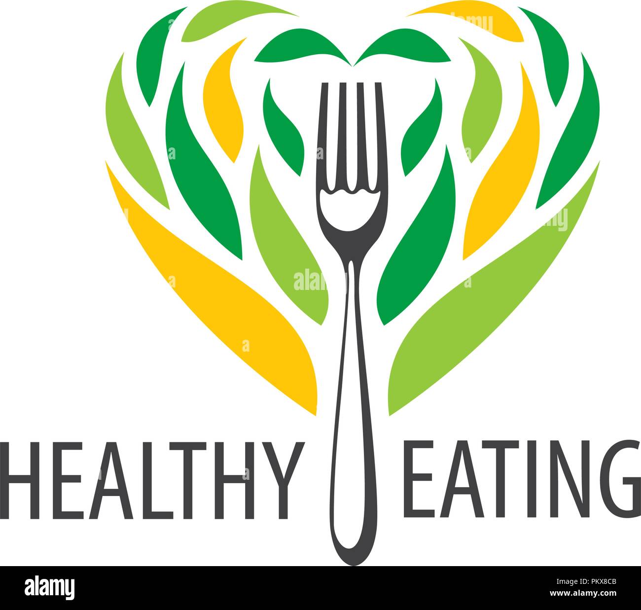 vector logo healthy eating Stock Vector Image & Art - Alamy