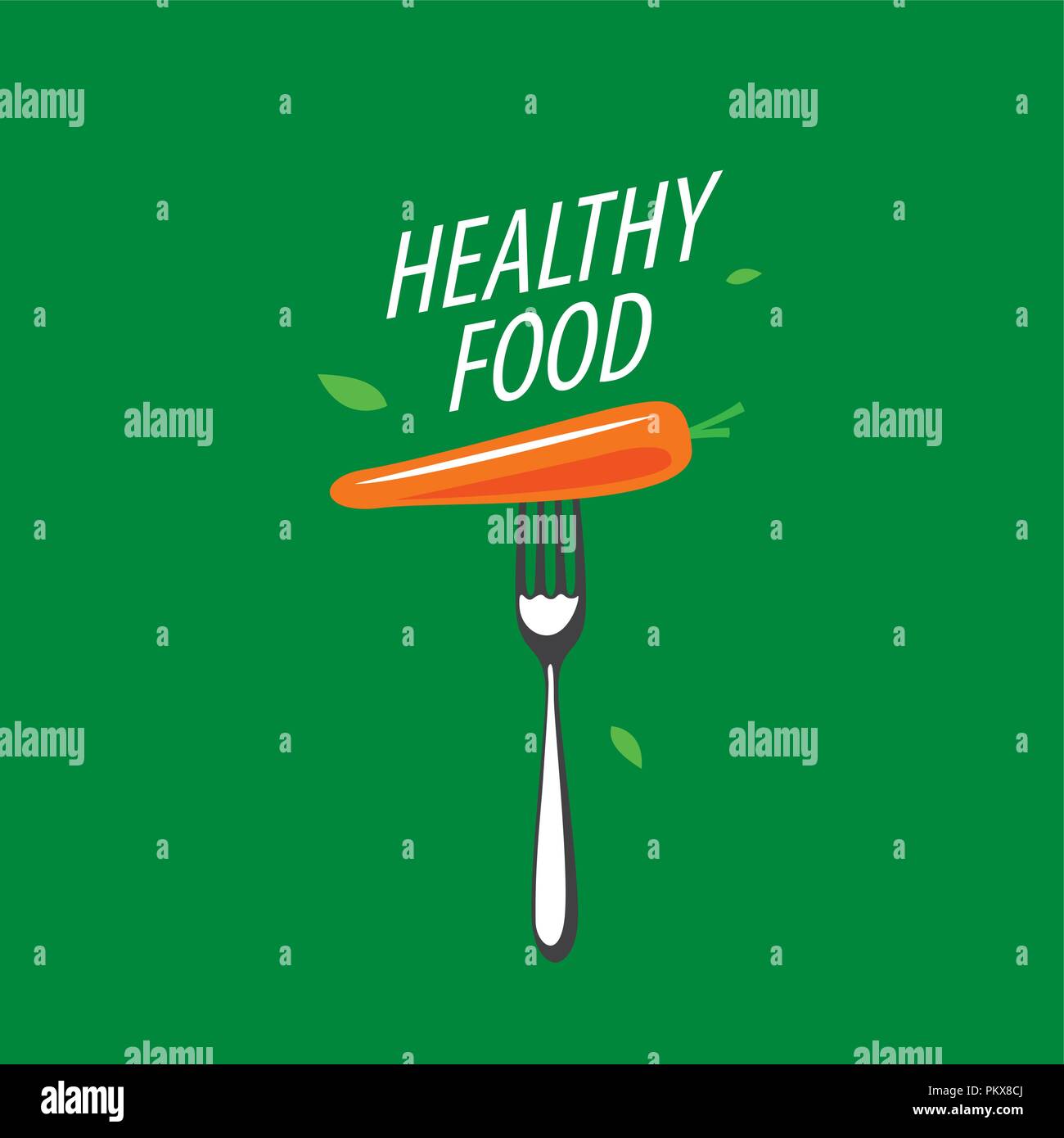 vector logo healthy eating Stock Vector Image & Art - Alamy