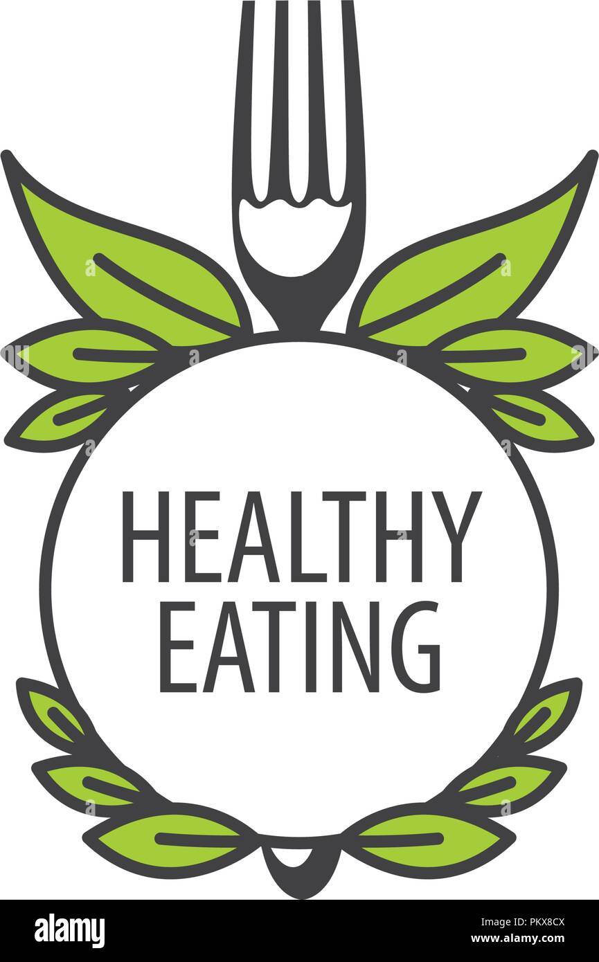 vector logo healthy eating Stock Vector Image & Art - Alamy