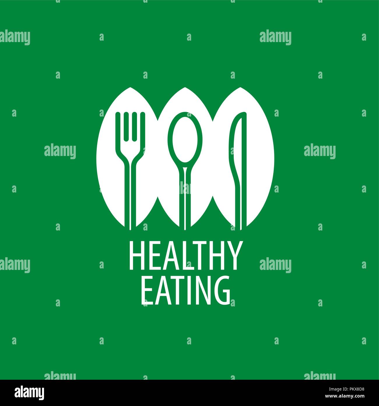 vector logo healthy eating Stock Vector Image & Art - Alamy