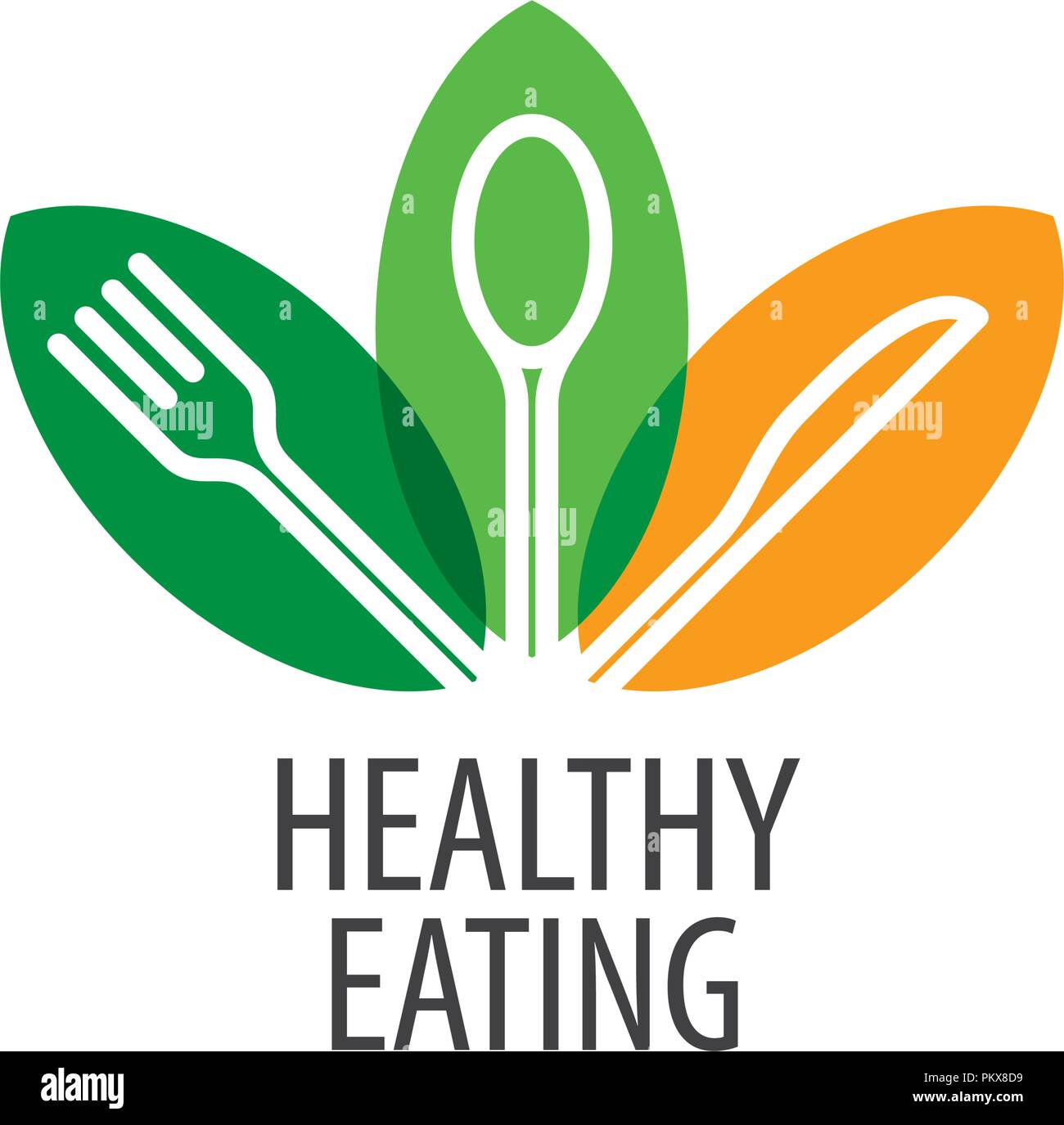 vector logo healthy eating Stock Vector Image & Art - Alamy