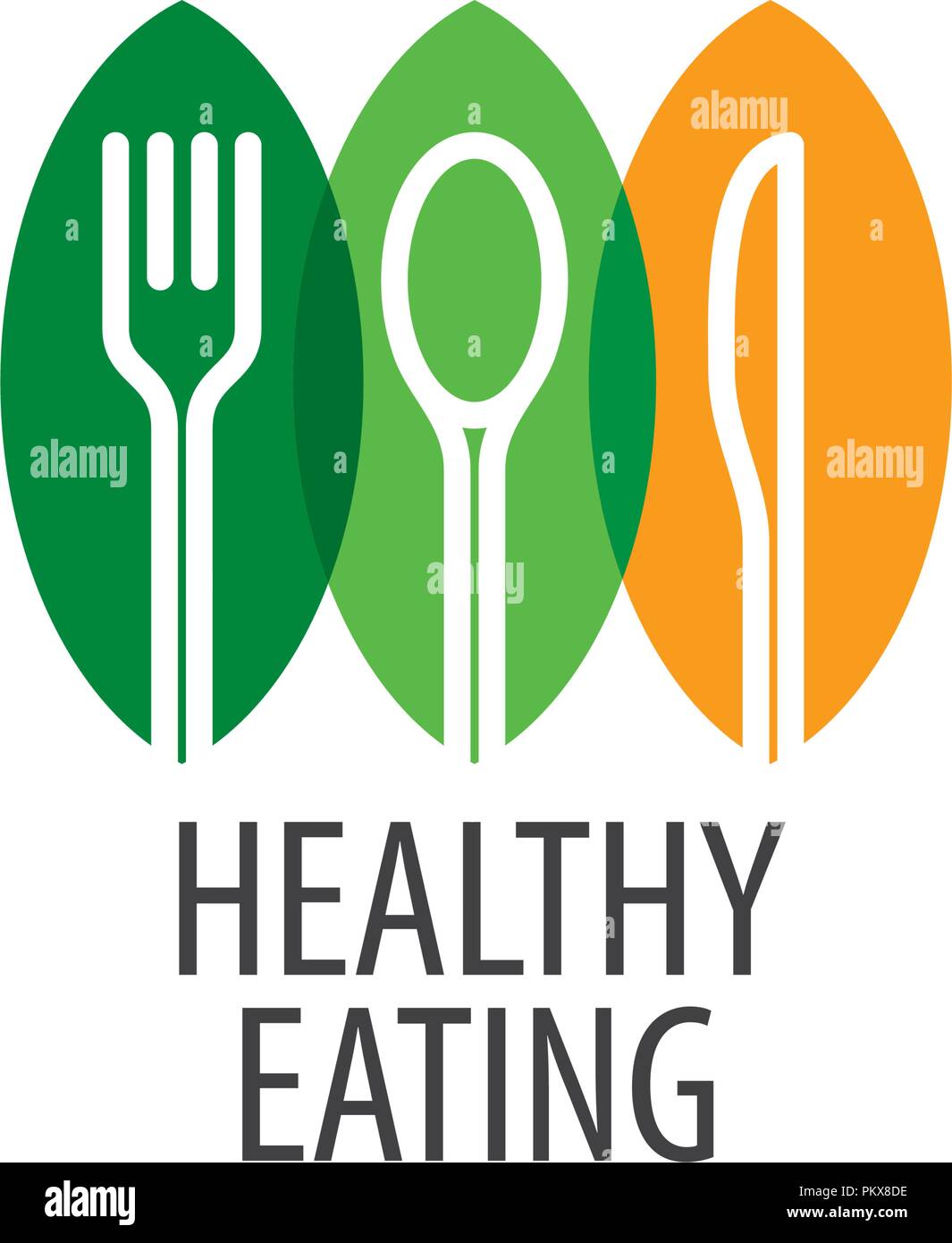 vector logo healthy eating Stock Vector Image & Art - Alamy