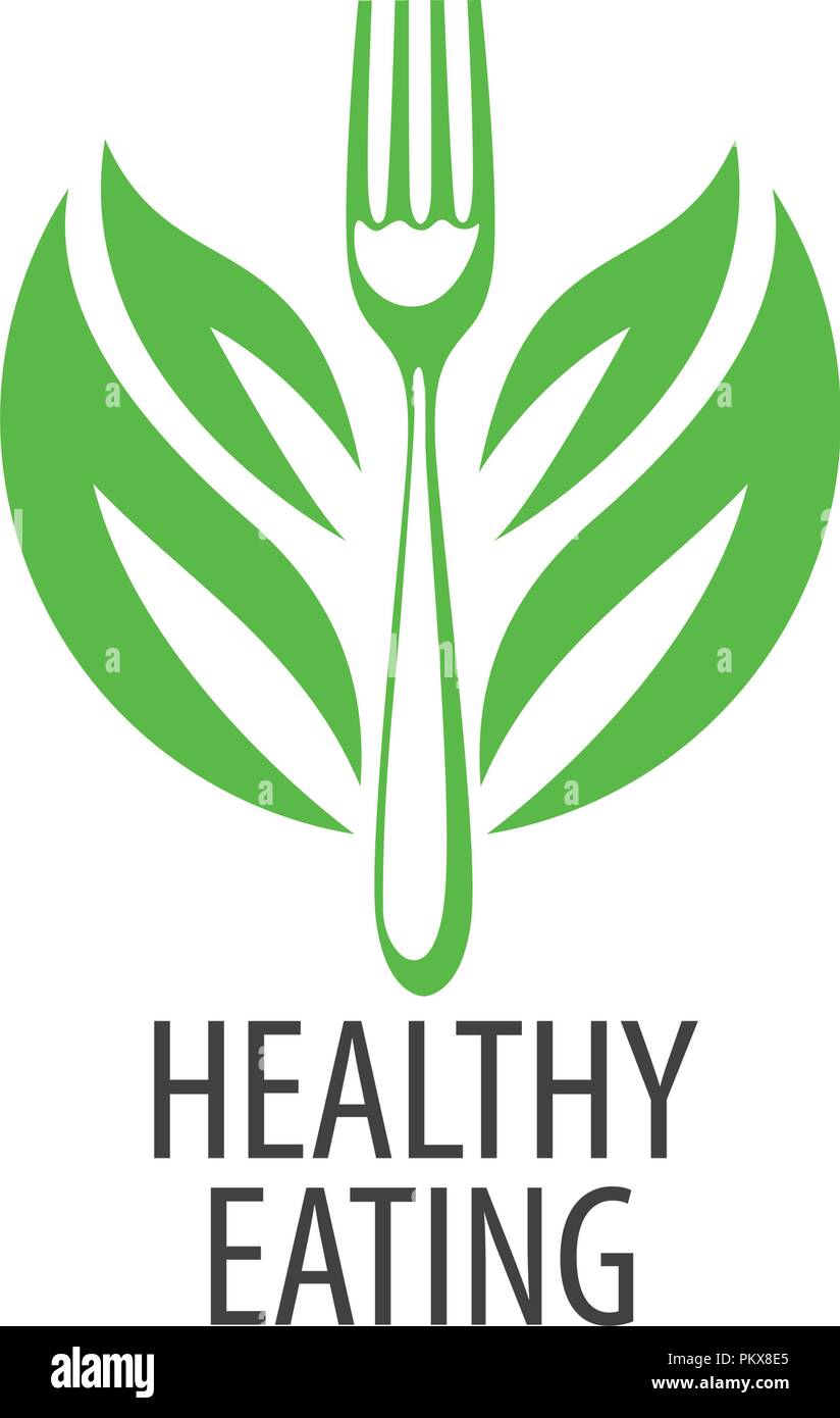 vector logo healthy eating Stock Vector Image & Art - Alamy