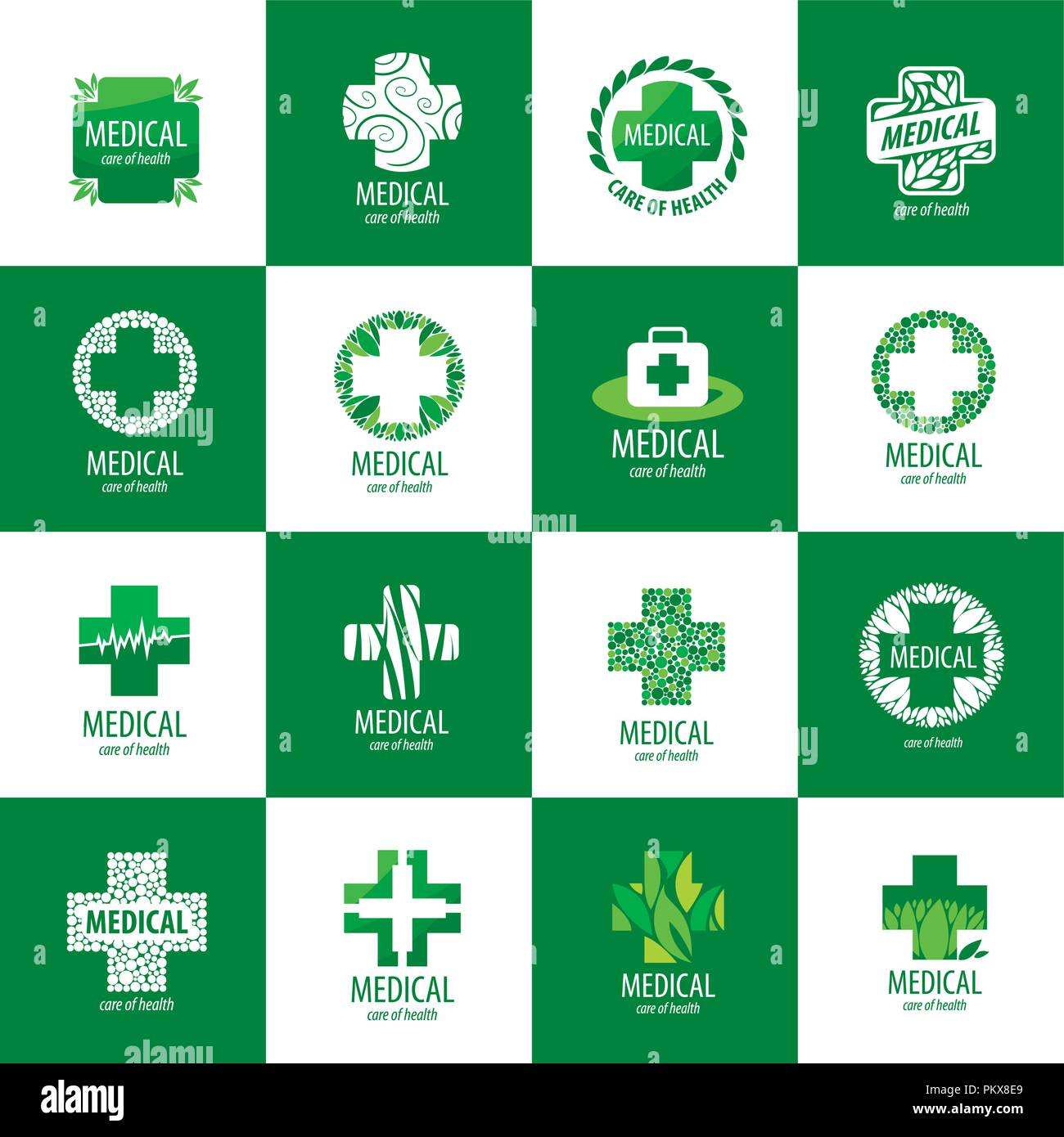 vector logo medical Stock Vector Image & Art - Alamy