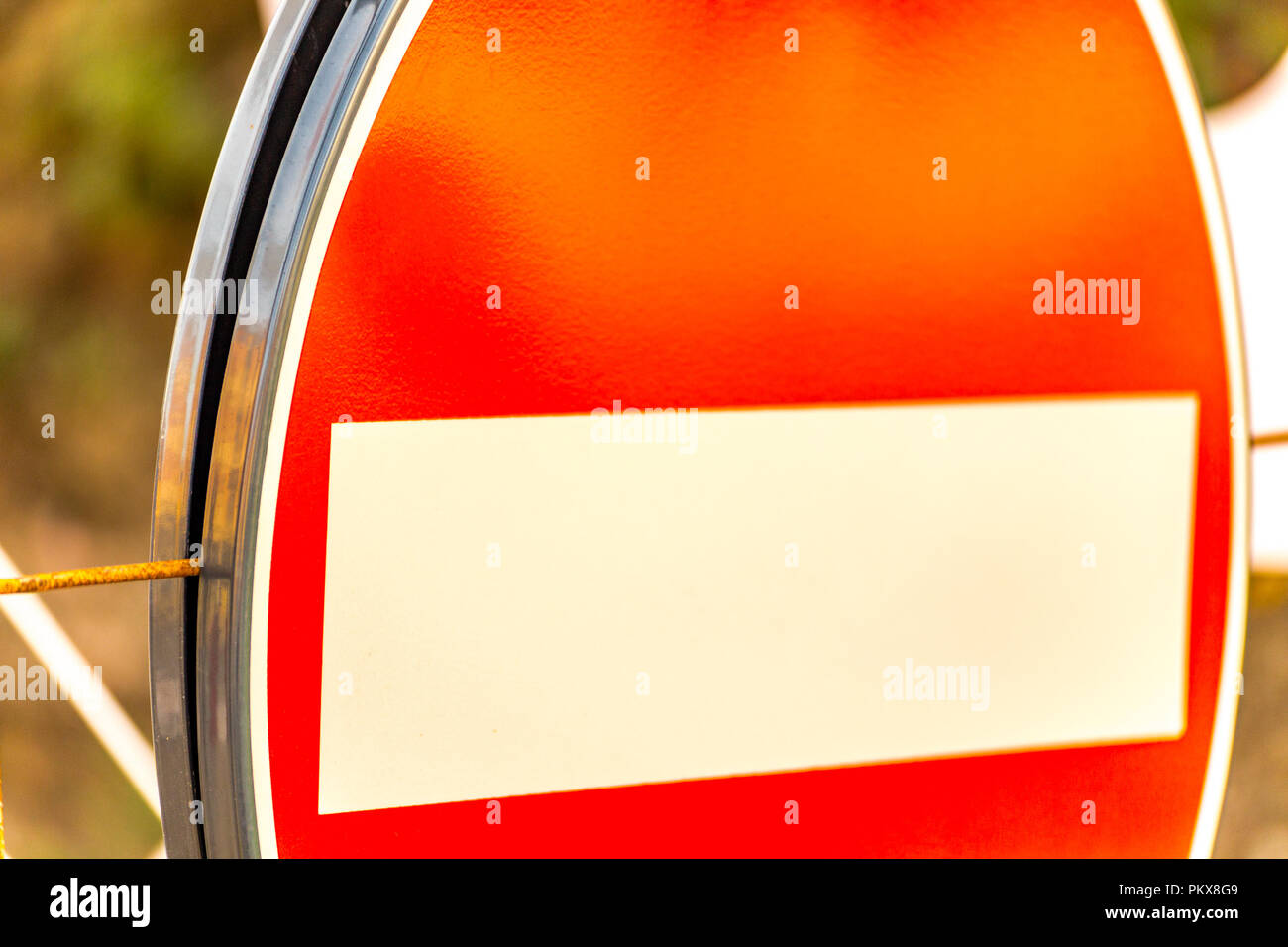 Access road sign hi-res stock photography and images - Alamy