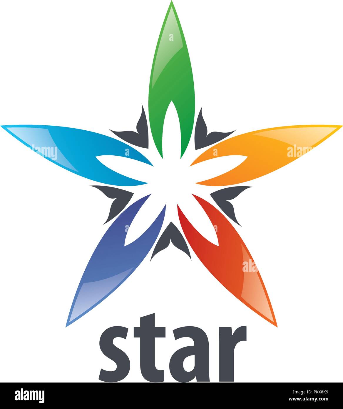 vector logo star Stock Vector Image & Art - Alamy