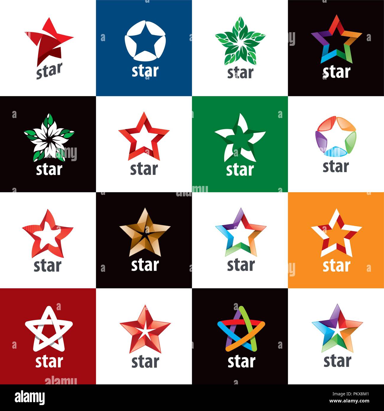 vector logo star Stock Vector Image & Art - Alamy