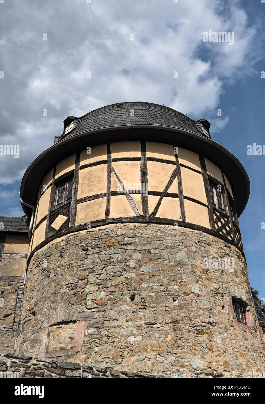 German castle medieval trees hi-res stock photography and images - Alamy