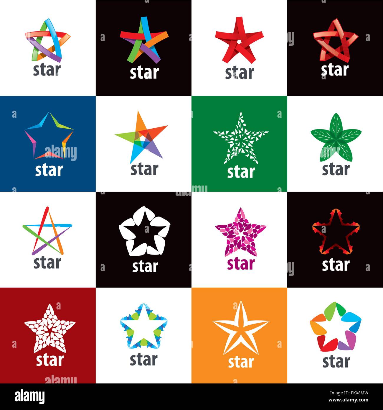 vector logo star Stock Vector Image & Art - Alamy