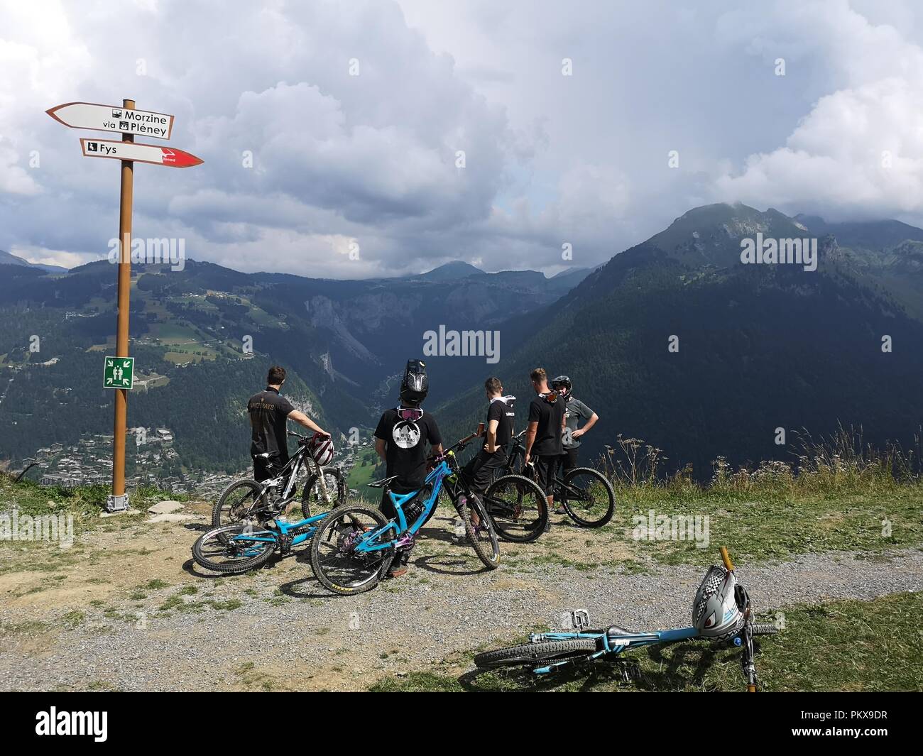 MTB in France Stock Photo - Alamy