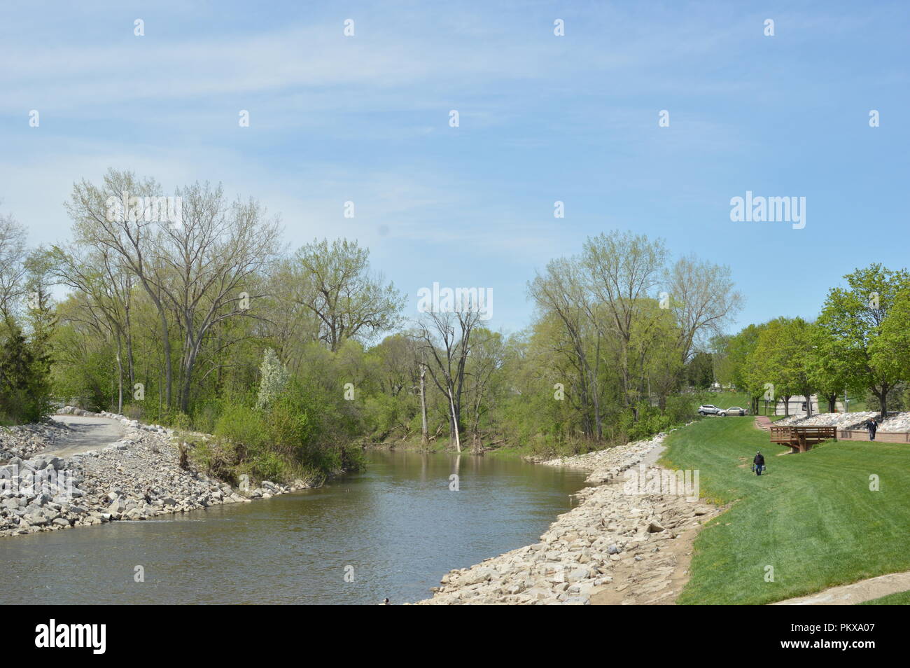 Cass River, Frankenmuth, Michigan Stock Photo - Alamy