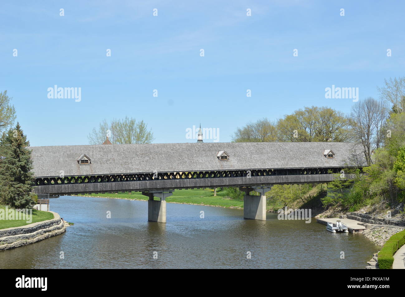 Cass River, Frankenmuth, Michigan Stock Photo - Alamy