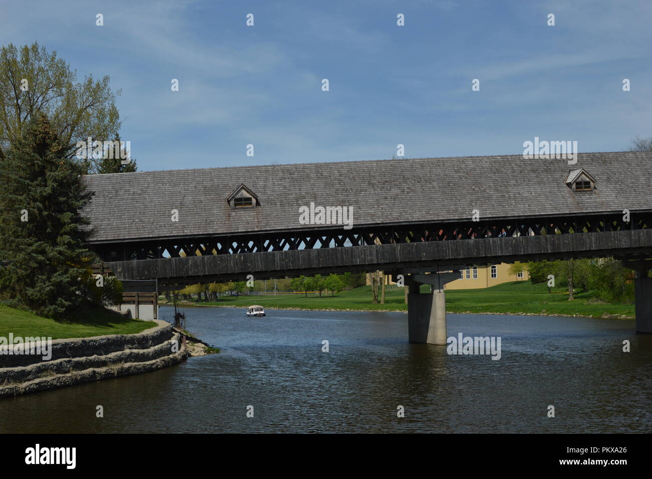 Cass River, Frankenmuth, Michigan Stock Photo - Alamy