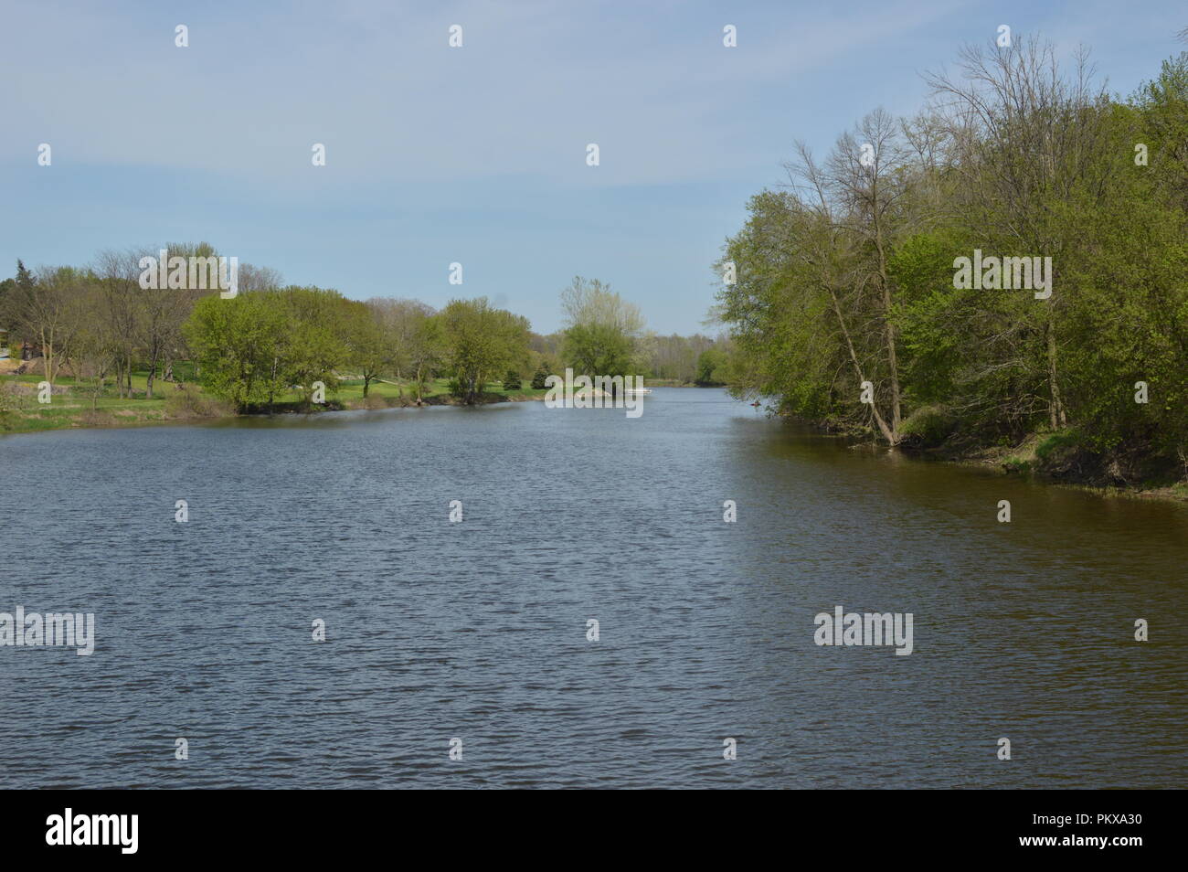 Cass River, Frankenmuth, Michigan Stock Photo - Alamy