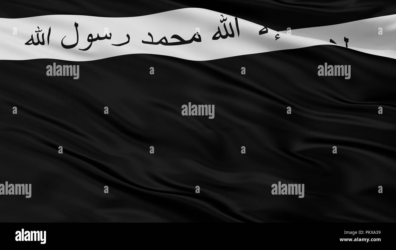 Ansar Al Islam Flag, Closeup View, 3D Rendering Stock Photo - Alamy
