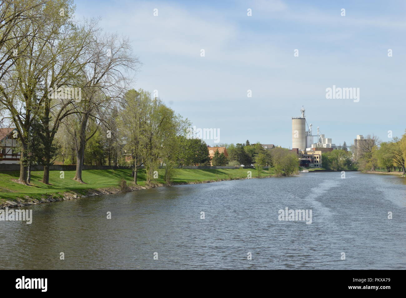 Cass River, Frankenmuth, Michigan Stock Photo - Alamy