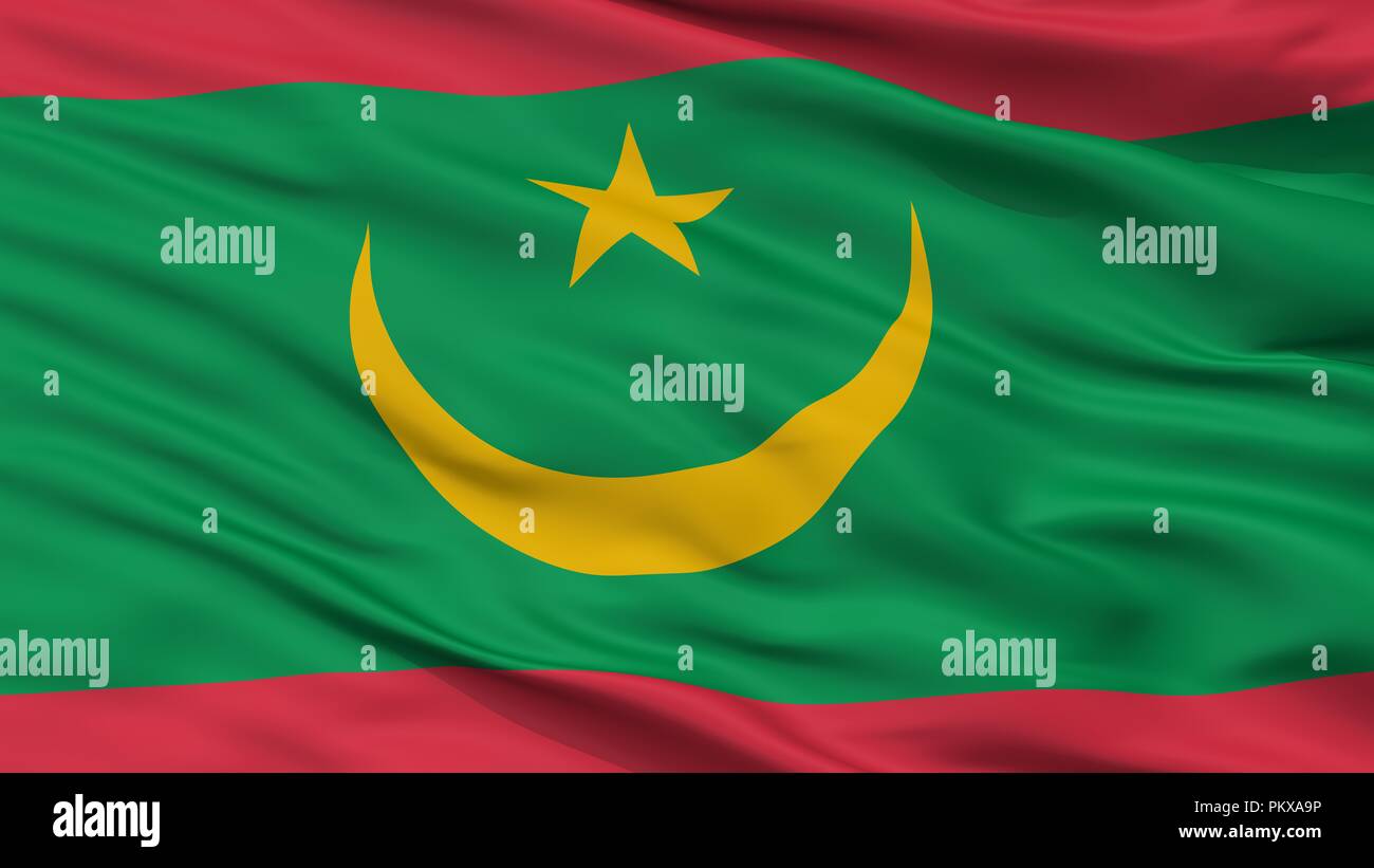 Mauritania official flag country hi-res stock photography and images ...