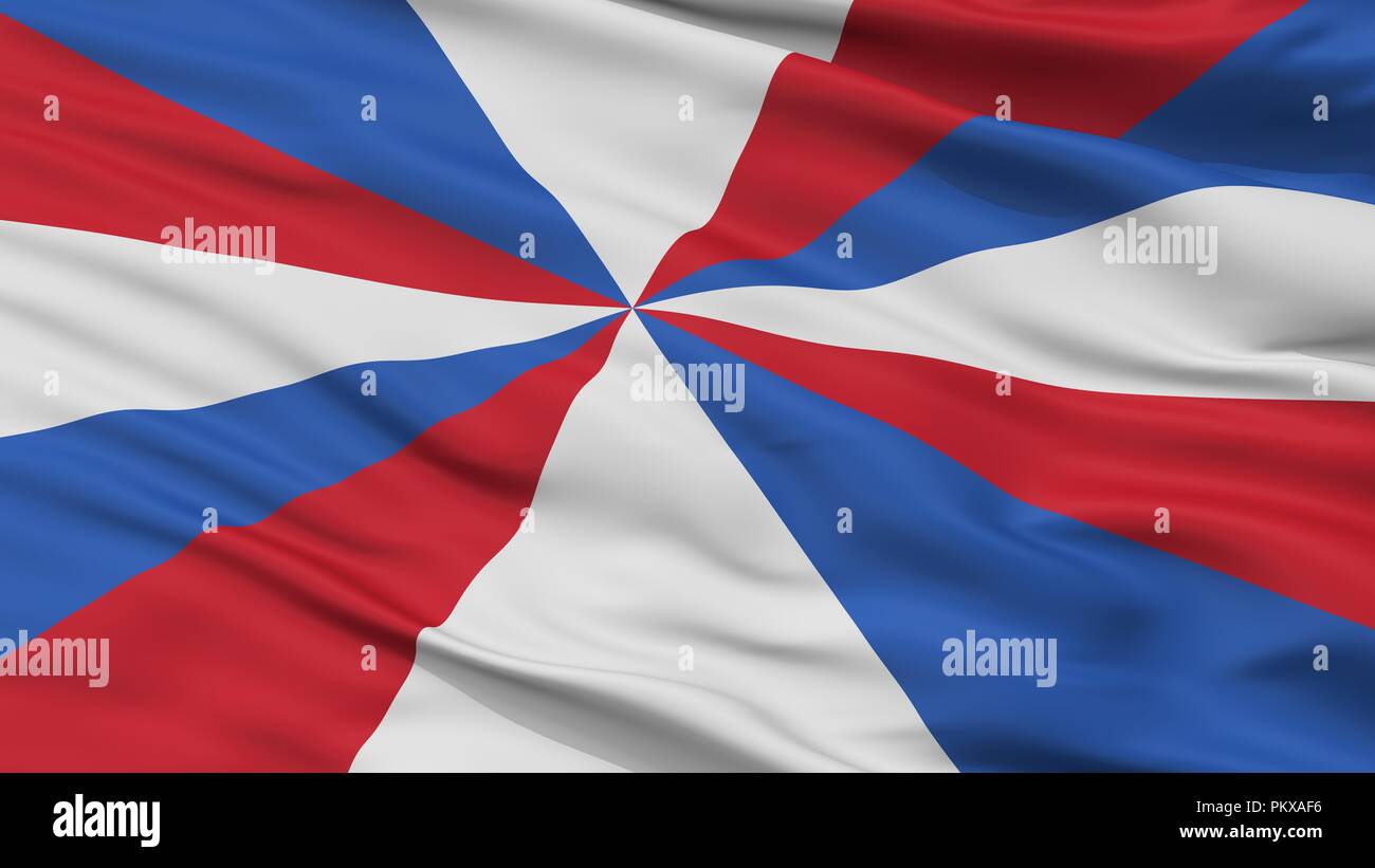 Netherlands Naval Jack Flag, Closeup View, 3D Rendering Stock Photo - Alamy
