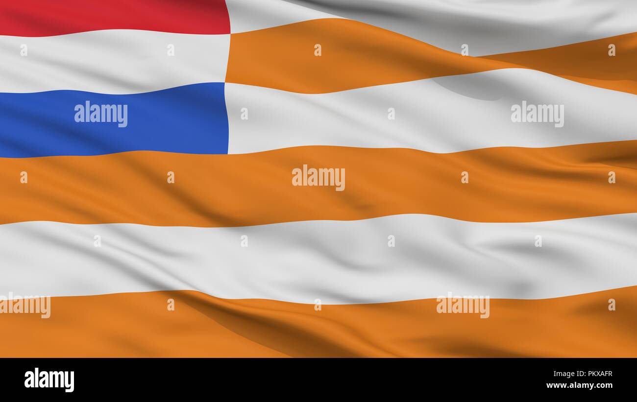 Orange Free State Flag, Closeup View, 3D Rendering Stock Photo - Alamy