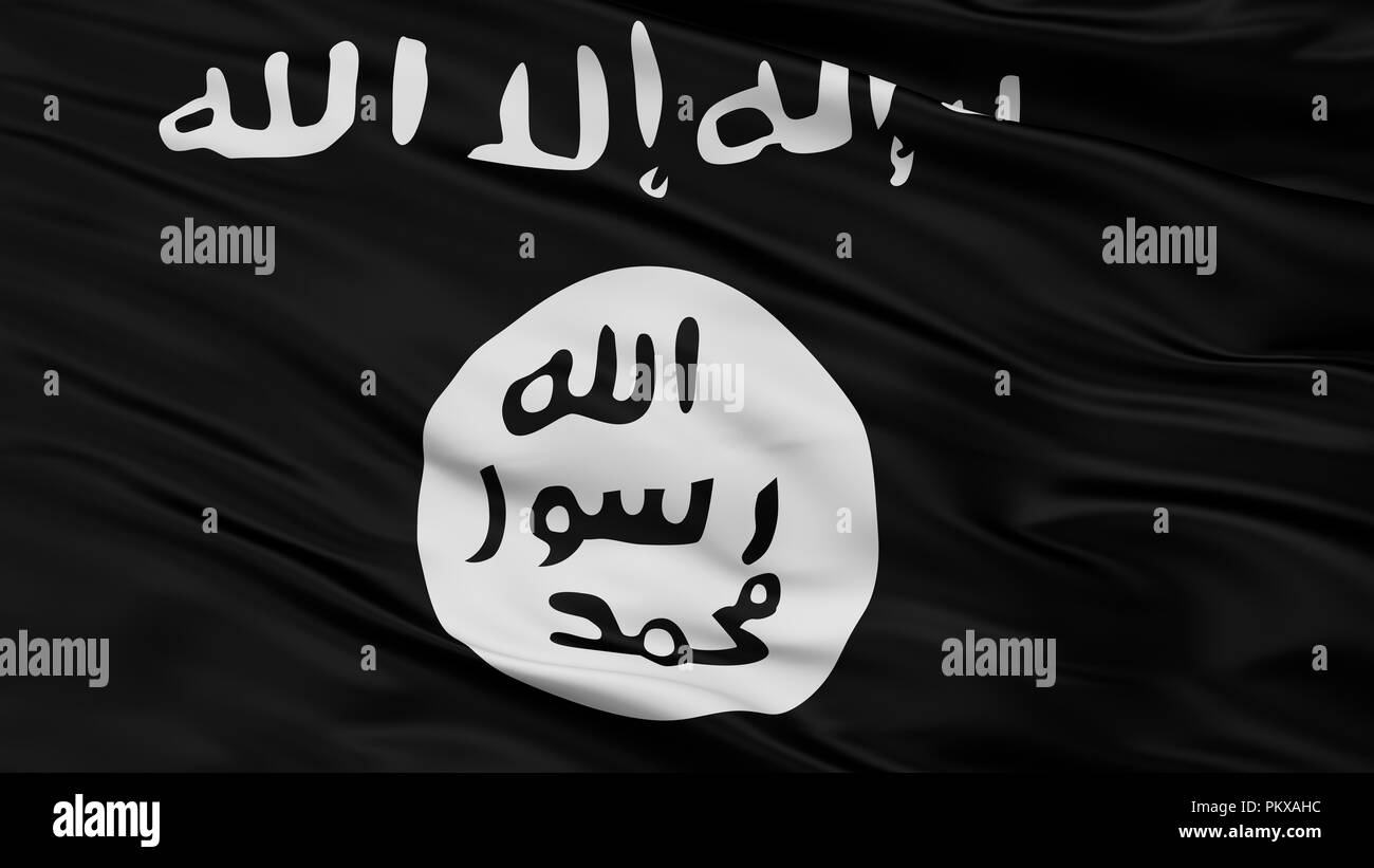 Shabab Flag Closeup View, 3D Rendering Stock Photo - Alamy