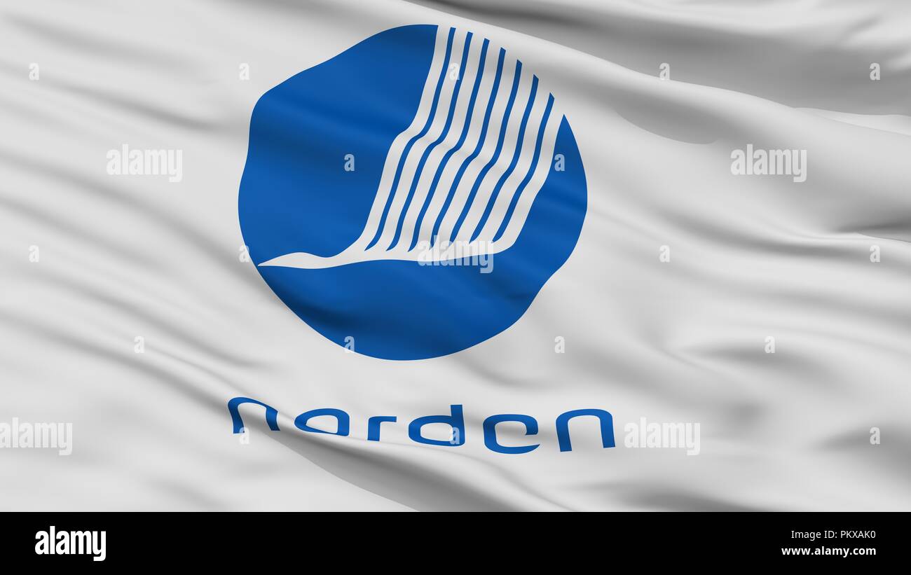 Nordic Council Flag, Closeup View, 3D Rendering Stock Photo - Alamy