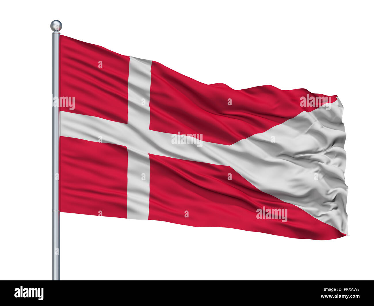Danish denmark flag banner Cut Out Stock Images & Pictures - Alamy