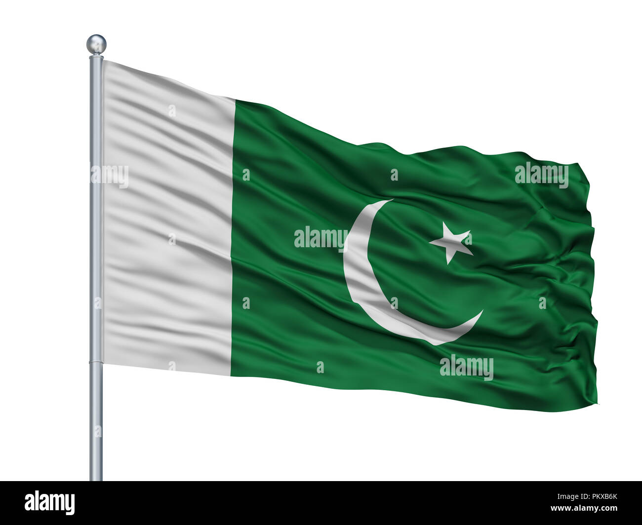 Pakistan Flag Flying High Resolution Stock Photography and Images - Alamy