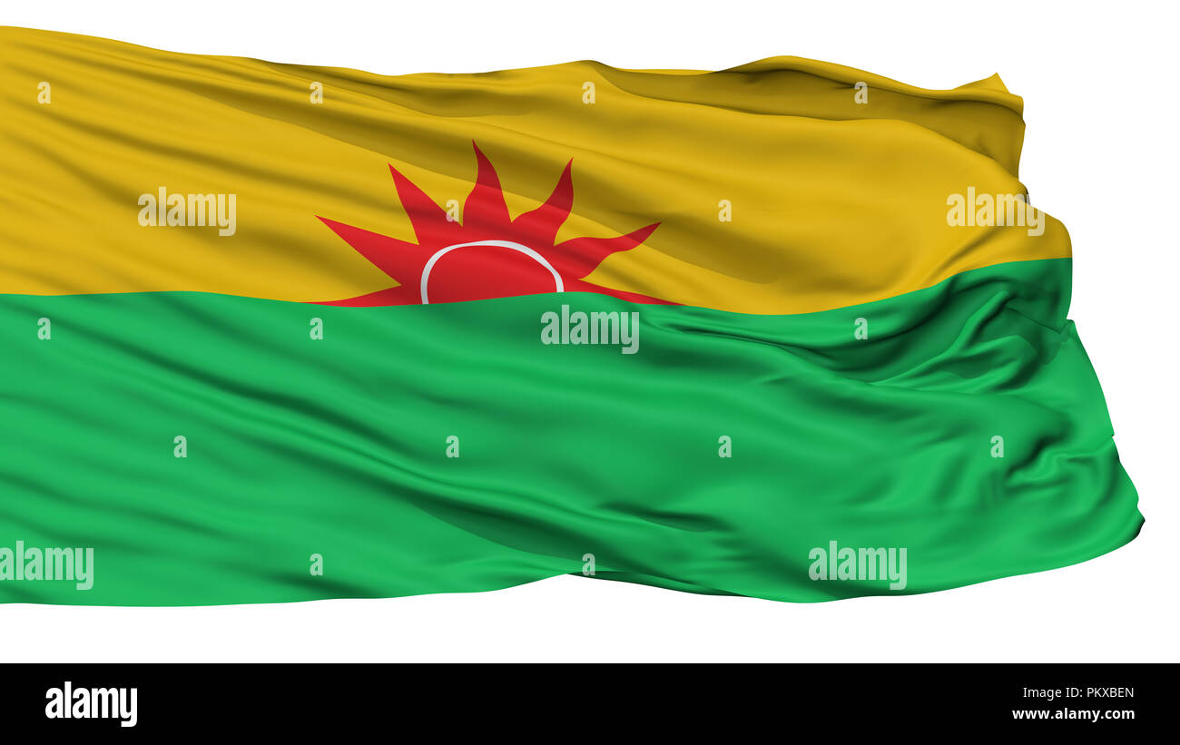 Asom Front Flag, Isolated On White Background, 3D Rendering Stock Photo ...
