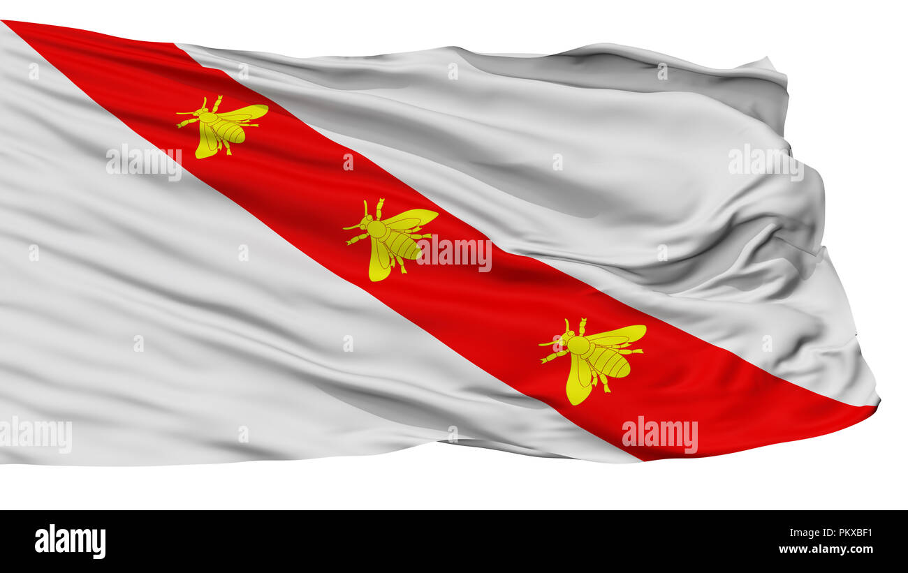 Bandiera Elba Flag, Isolated On White Background, 3D Rendering Stock ...